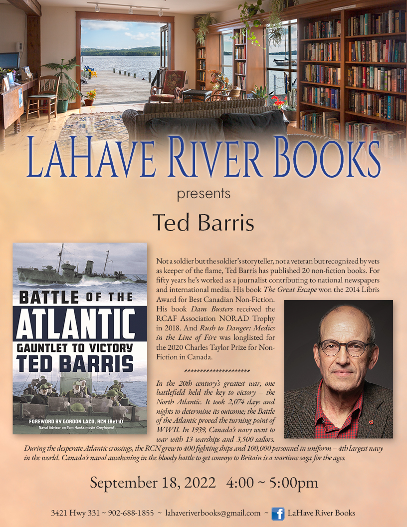 LaHave River Books Presents Ted Barris - Atlantic Books
